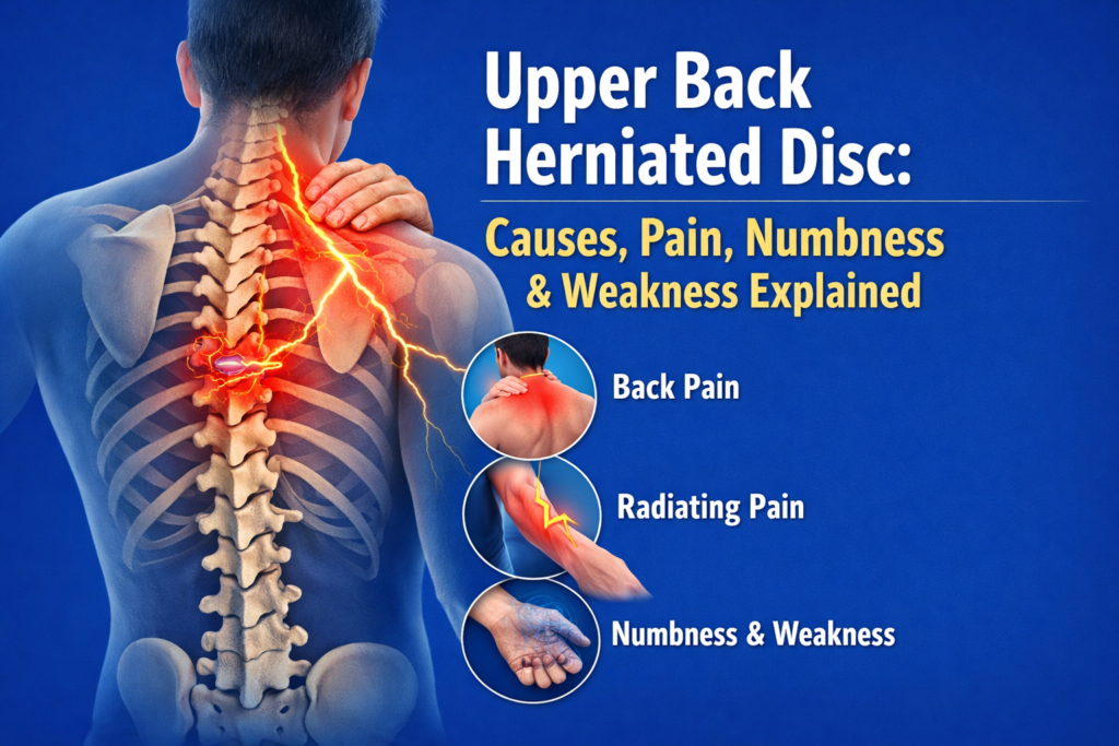 Upper Back Herniated Disc: Causes, Pain & Treatment